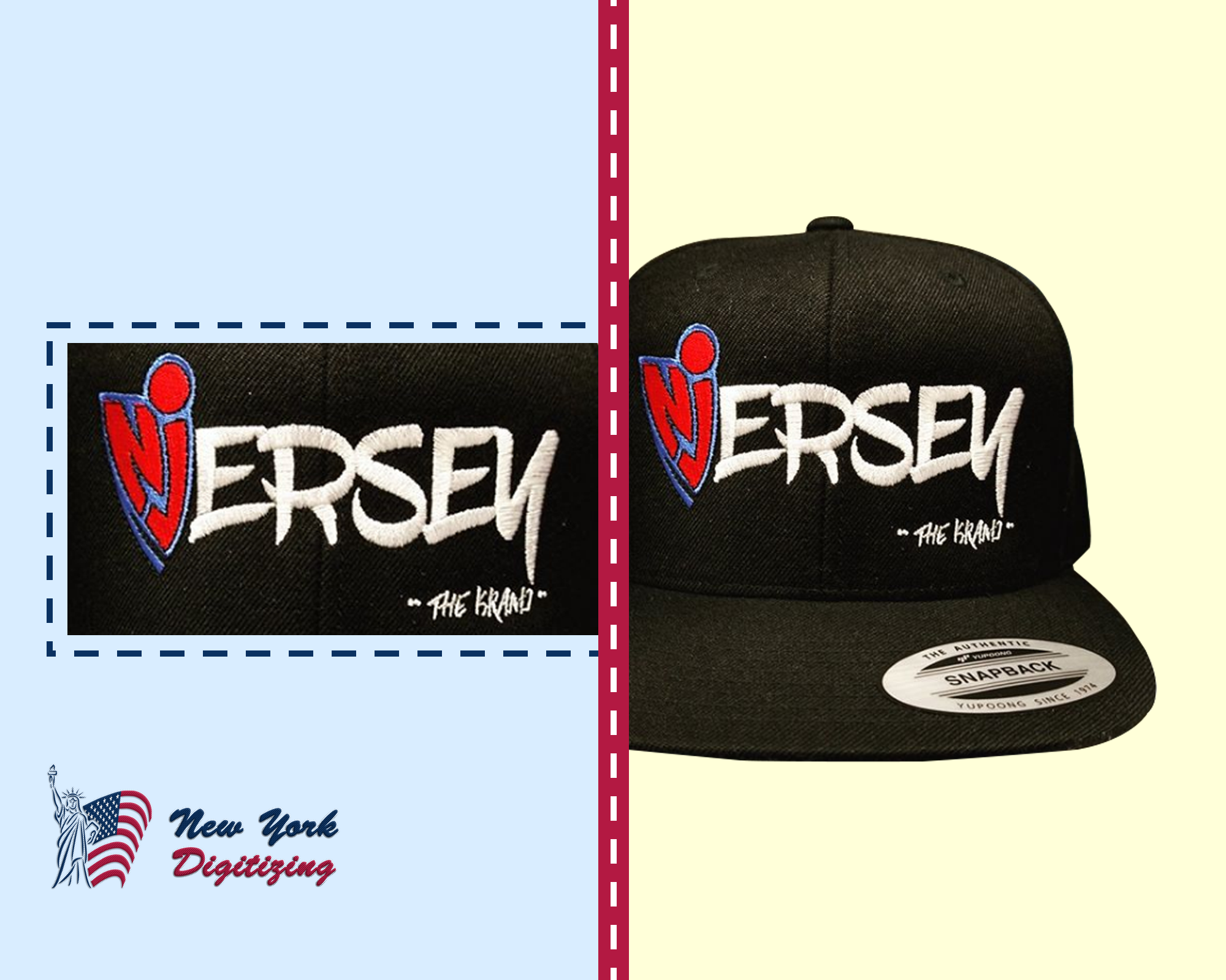 Hat Logo Digitizing – New York Digitizing